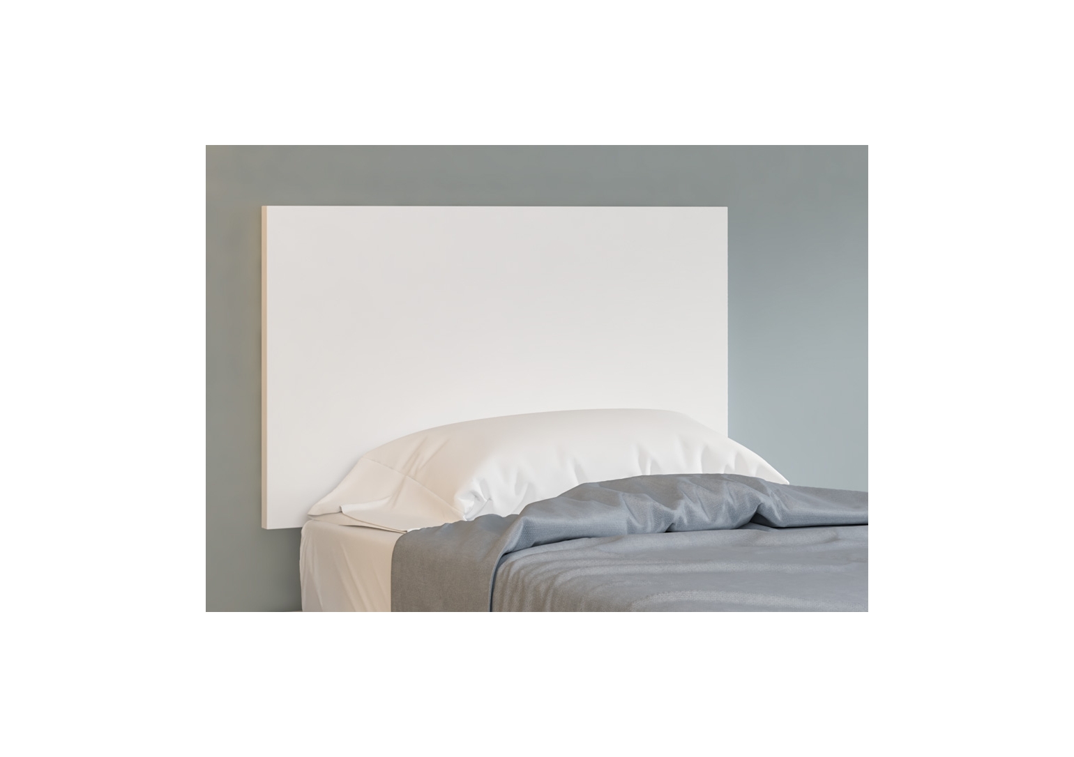 Cabecero blanco liso para cama de 80, 90 y 105 cm. Cabecero para cama ...
